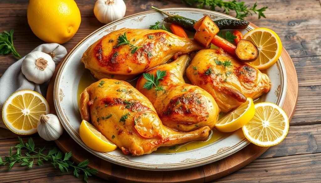 Easy Lemon Garlic Chicken Dinner