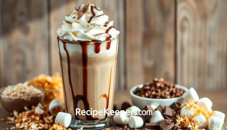Creamy Homemade Mocha Frappe with Coconut Milk